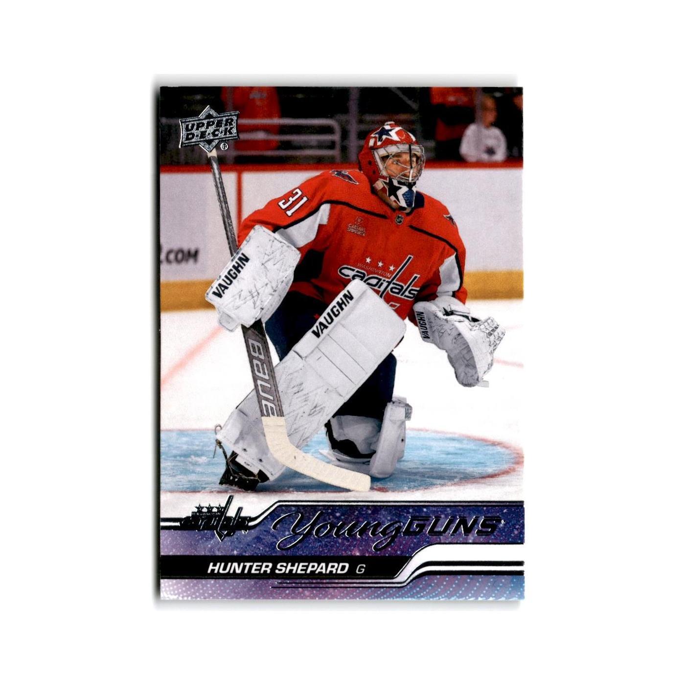 2023 Upper Deck Young Guns Hunter Shepard RC Washington Capitals #491 ...