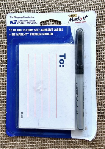 New 2004 Bic Mark It Self Adhesive Shipping Label Set | eBay