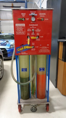 USED COOL-RITE 3 TANK QUICK COOLANT CHANGER #5460 | eBay