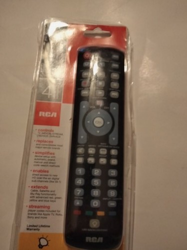 RCA RCRN04GR Universal Remote - Black for sale online | eBay