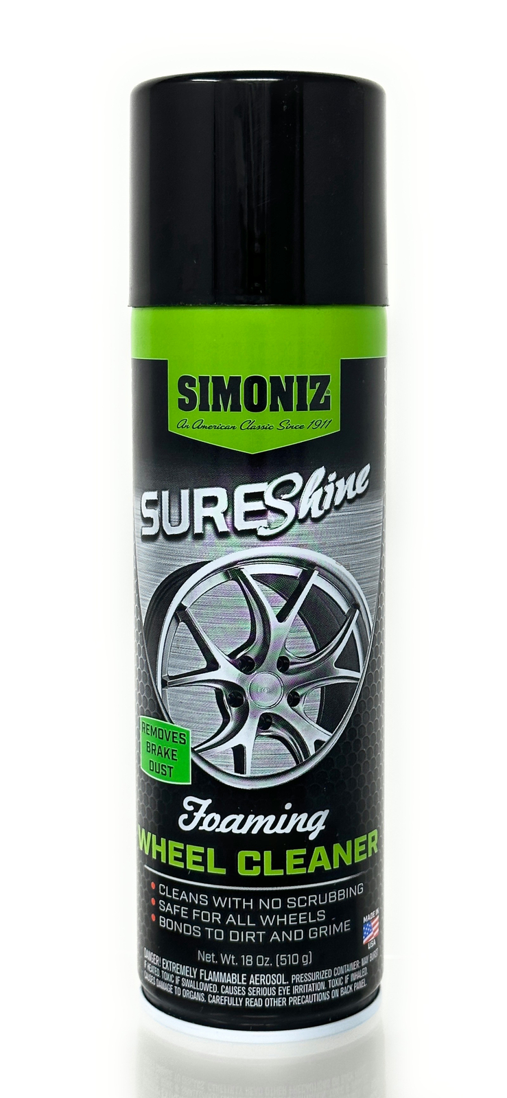 Simoniz Foaming Wheel Cleaner - Wheel Spray Cleaner for All Car Wheels ...