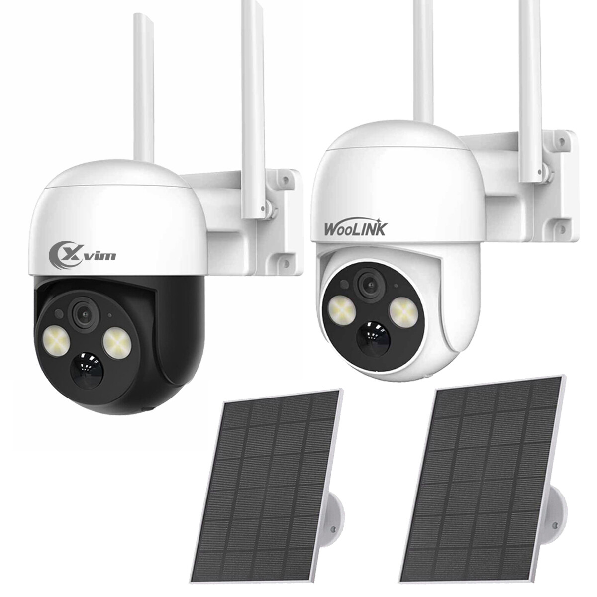 4MP Wireless Solar Powered Camera Outdoor WiFi 2.5K PTZ Home Security ...