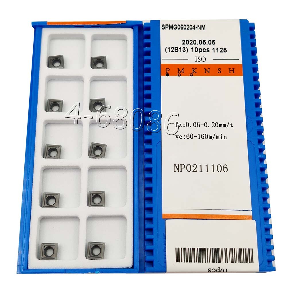 SPMG060204 NM CNC Drill insert carbide insert Indexable lathe Turning ...