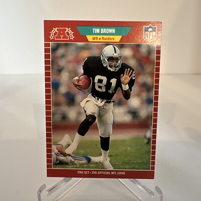 Tim Brown 1989 Pro-Set 183 | eBay