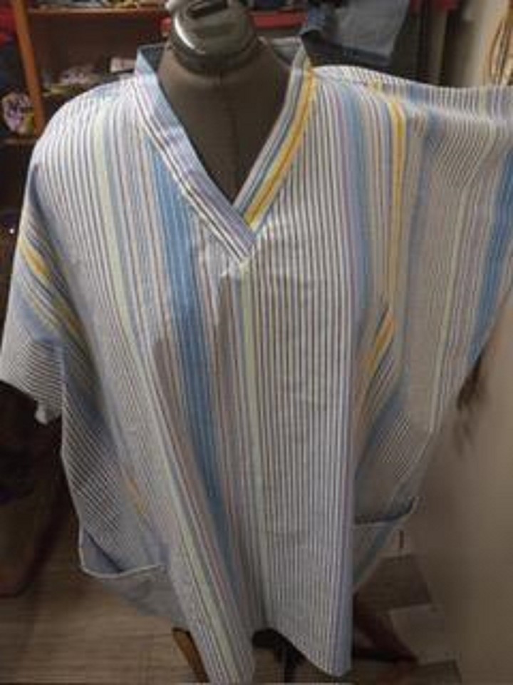 7X-8X -SCRUB TOP plus size--stripes | eBay