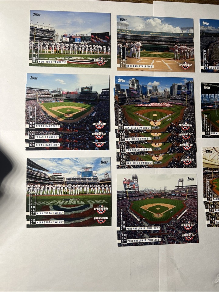 2020 Opening Day Team Card Random Lots,Yankees,Dodgers & More. | eBay