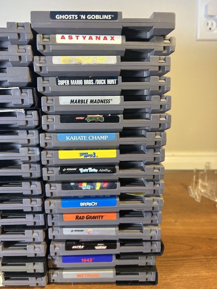 Huge Nintendo NES Lot 47 Games All Cleaned And Tested Instant ...