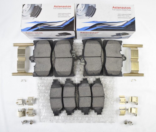 Asianautos Front Rear Brake Pads W/Hardware For Lexus IS300 2.0L F ...