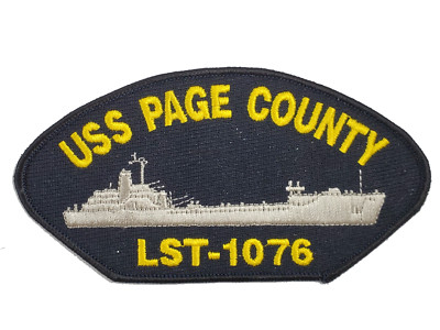 USS Page County LST-1076 Ship Patch - Great Color - Veteran Owned ...