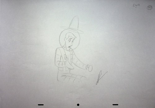 Curious George 2006 Production SIGNED LEN SIMON Hand Drawn Scene Pencil ...