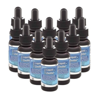 12 Extra Strength Liquified Zeolite Liquid Natural Detox PURE Mind and ...