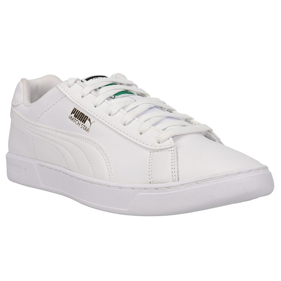 PUMA Match Star Lace Up Mens White Sneakers Casual Shoes 380204-01 | eBay