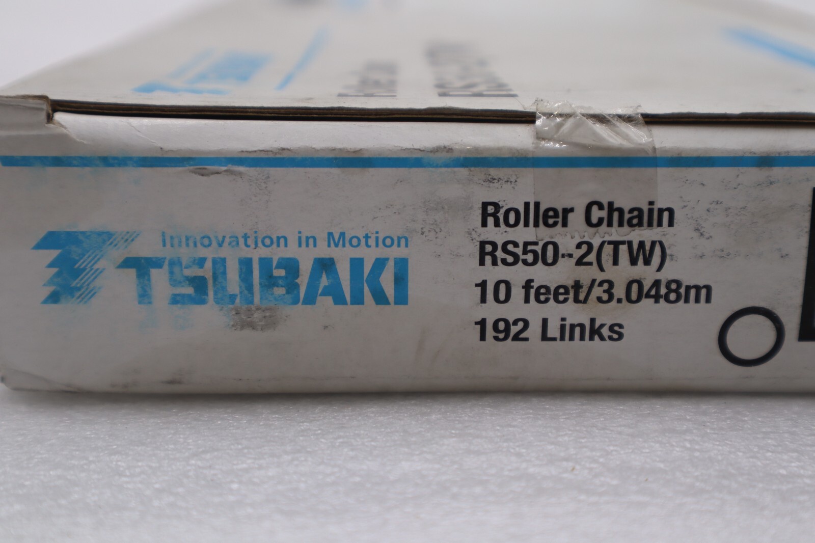 Tsubaki Rs50-2 Stainless 5/8 in 6ft Double Strands Roller Chain B417778 ...