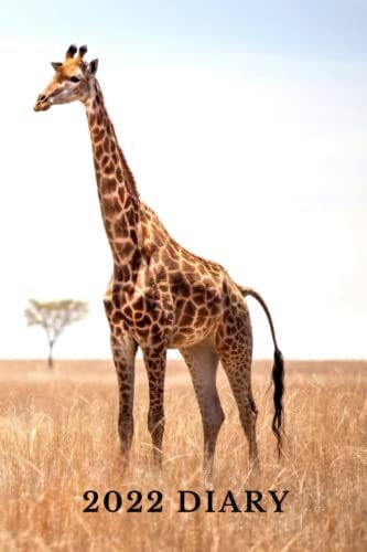 Giraffe Diary 2022 Week to view 9 x 6 inch Perfect gift for women men ...