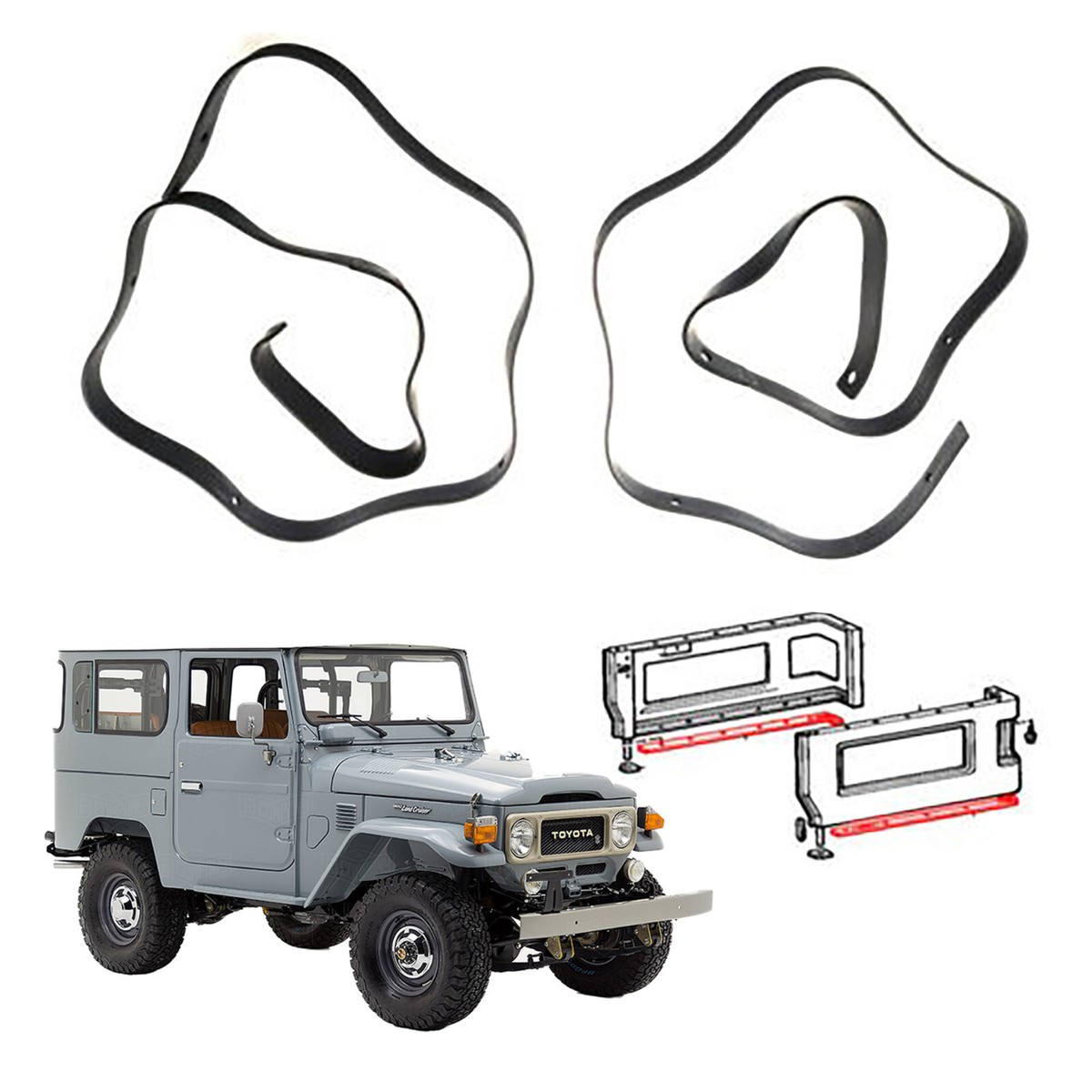 Toyota Fj40 Accessories Toyota Land Cruiser Fj40, Fj45 1958 1984