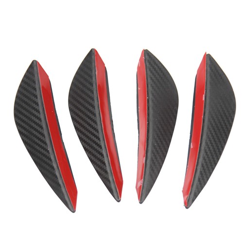 Car Front Bumper Lip Protector Rear Diffuser Spoiler Carbon Fiber ...