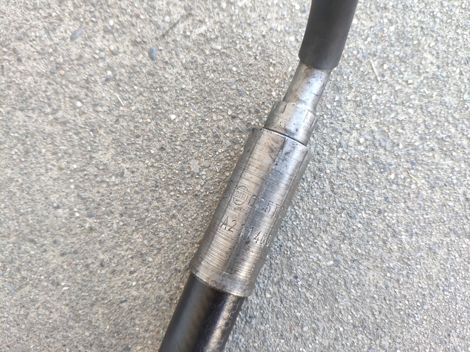 2008 Mercedes E350 W211 Power Steering Oil Fluid Cooler Line Pipe ...