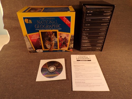 The Complete National Geographic CD-Rom Edition 111 Years 31 CDs | eBay