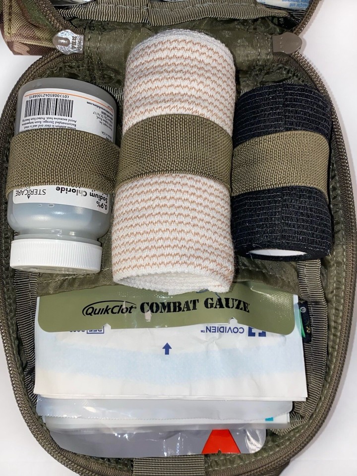 Individual First Aid Kit (IFAK) Condor Olive Drab with Ethicon Suture ...