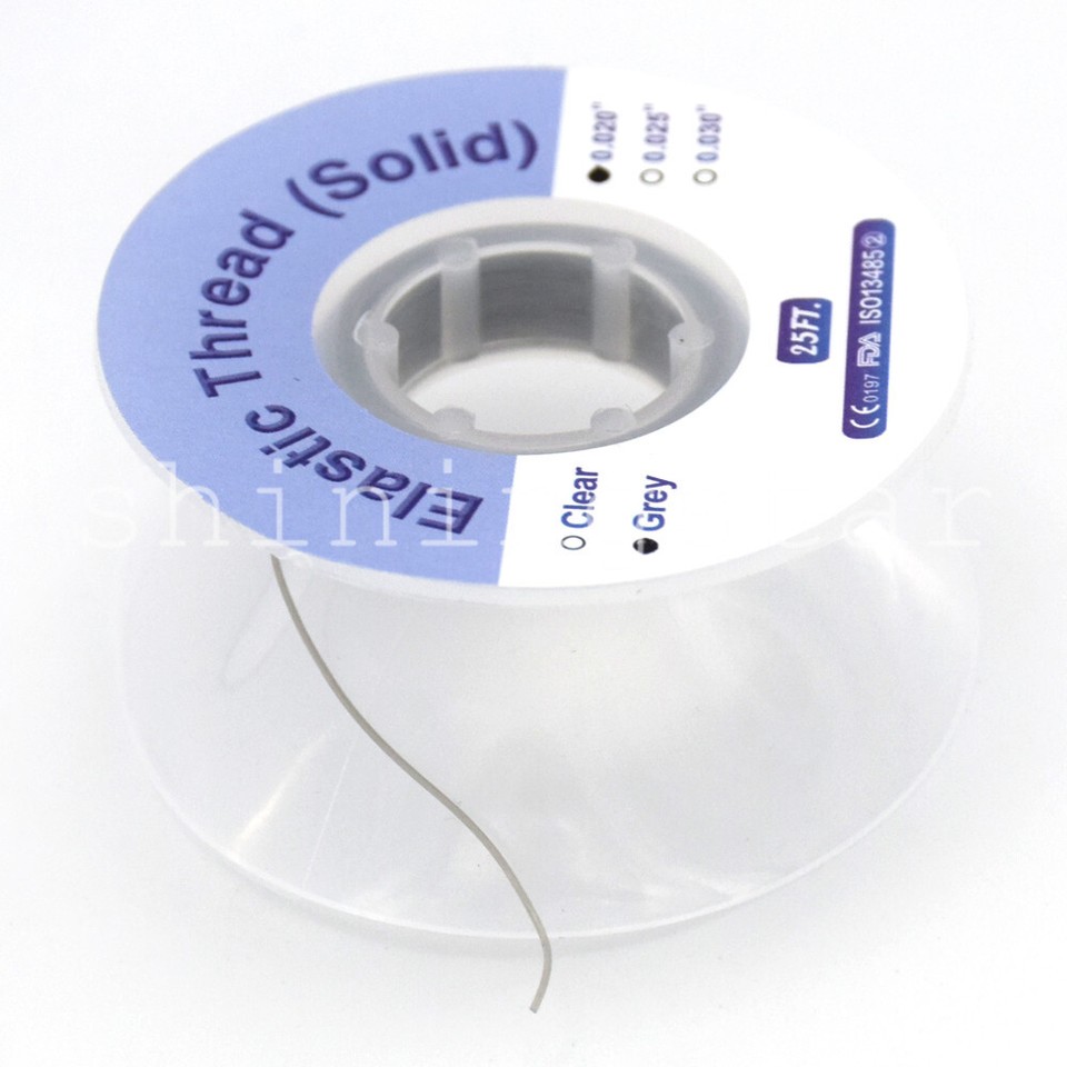 Dental Ortho Elastic Thread Solid Wire Traction Ligature Power Tube 0. ...