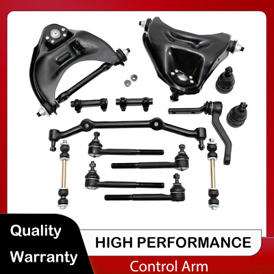 2WD 14pc Front Upper Control Arms Tie Rods For Chevy S10 GMC Jimmy ...