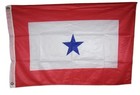 2x3 One Blue Star Military Service Banner Knitted Flag 2'x3' Banner ...