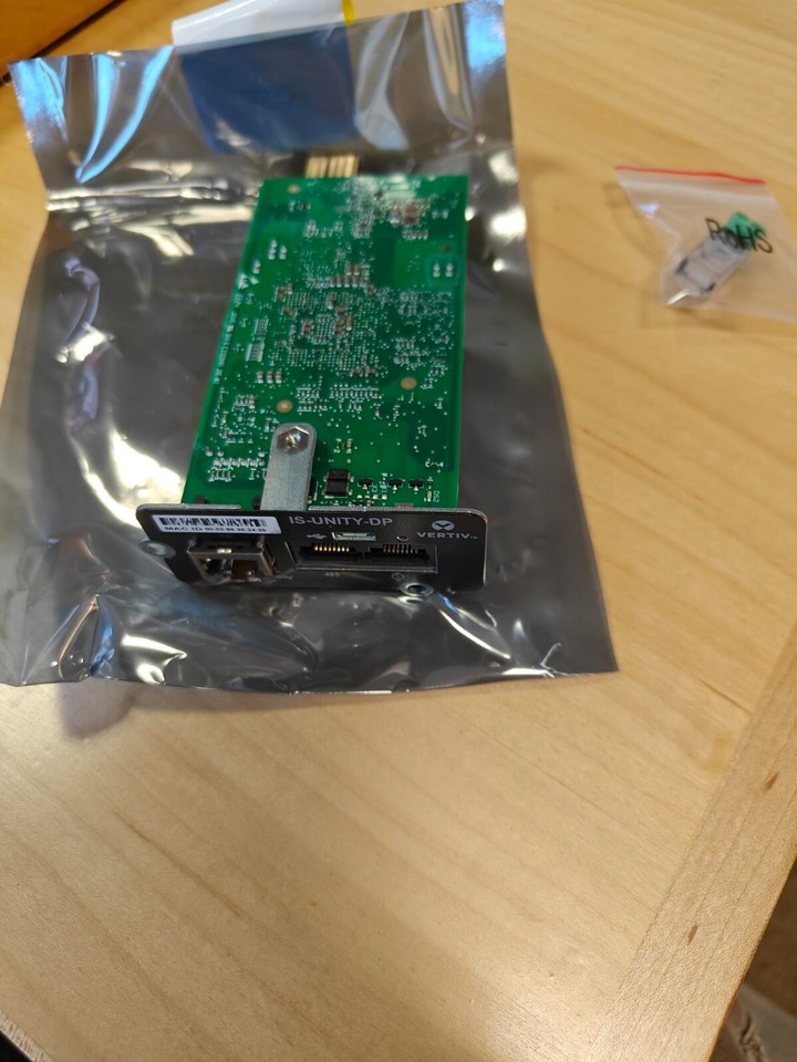 Vertiv Liebert Emerson IntelliSlot IS-UNITY-DP Network Communication ...