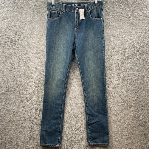 Place Jeans Womens 16 Blue Denim Skinny Pants Cotton Casual NWT | eBay