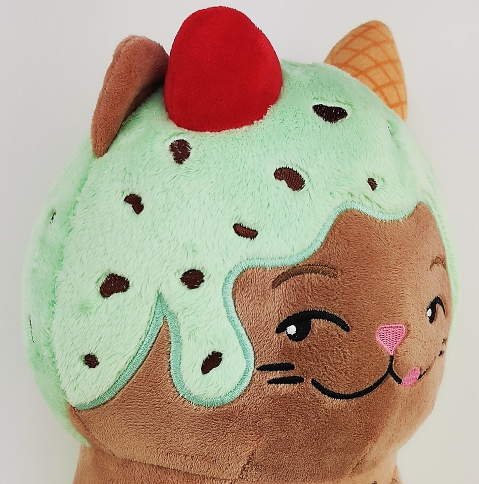 Moriah Elizabeth ME Plush Eustace Kitty Cat Ice Cream Stuffy Mint ...