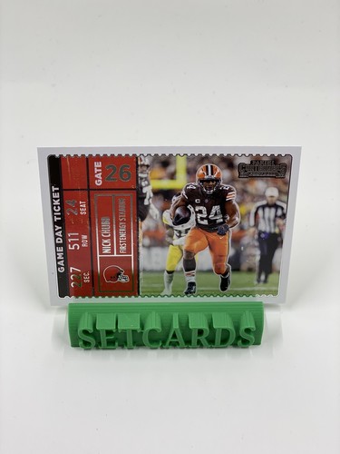 2022 Panini Contenders Game Day Ticket Nick Chubb #GDT-NCH Browns ...