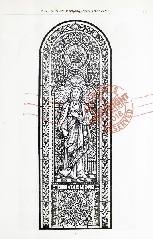 Groves Steil (1888) CATALOG Art Stained Glass Window Figures Ornamental ...