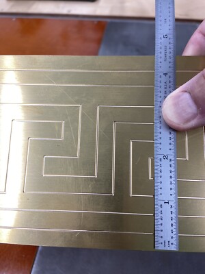 Engraving - 1 Brass Engraver Plates Templates