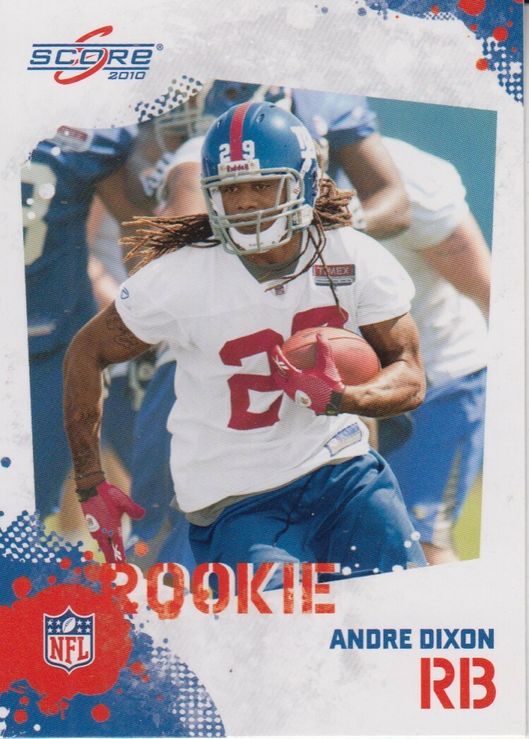 Andre Dixon 2010 Score Rookie Card #303 | eBay