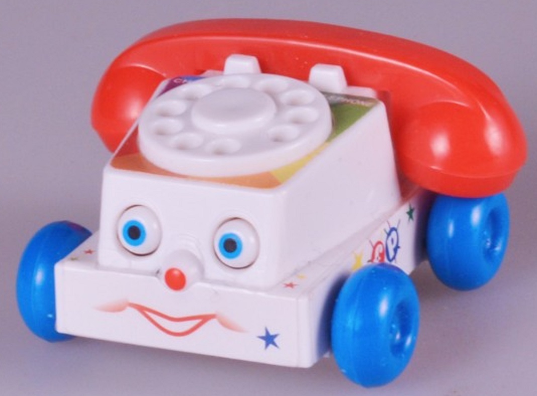 World's Smallest Fisher-Price CHATTER TELEPHONE Toy Miniature Doll Mini ...