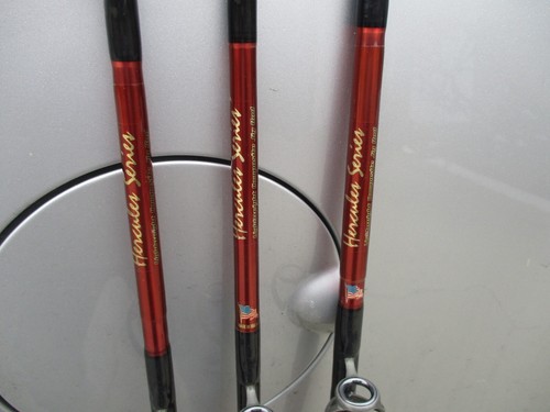 SEEKER HERCULES ROD SET ** 2- 60 LB. & 1- 100 LB, ** THIS IS FOR ALL 3 ...