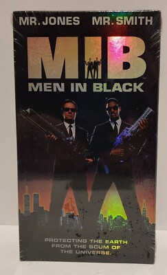 Men In Black (VHS, 1997) New Factory Sealed. Red Tag. No Watermarks ...