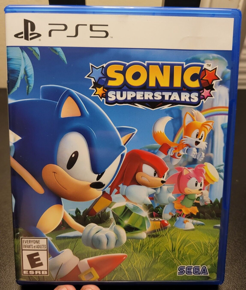 SONIC SUPERSTARS Sony PlayStation 5 COMPLETE TESTED Sega PS5 Hedgehog ...