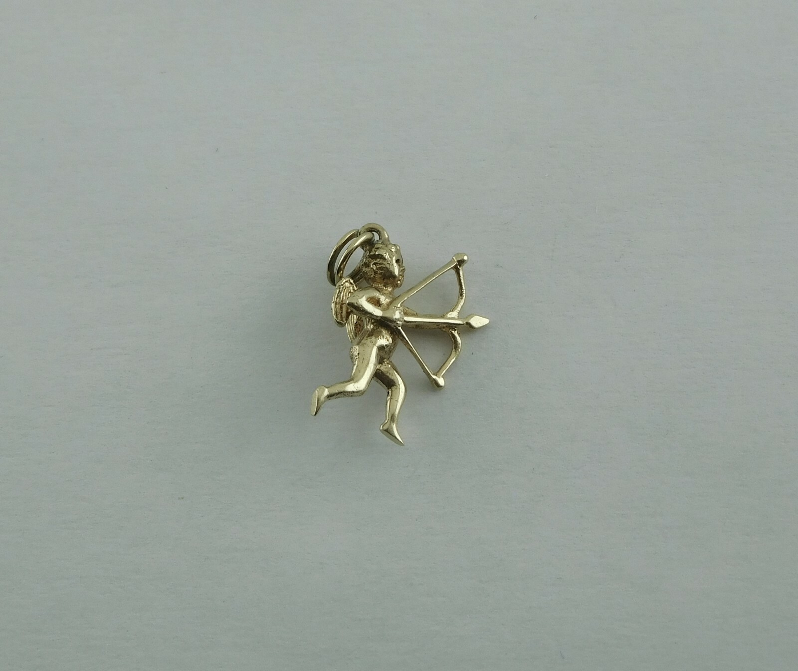 14K Yellow Gold Cupid Charm | eBay