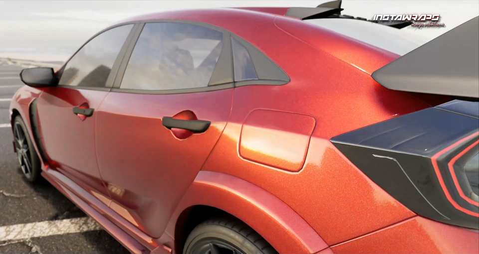 3M 2080 Scotchprint Gloss Red Metallic Vinyl Car Wrap Film | G203 | eBay