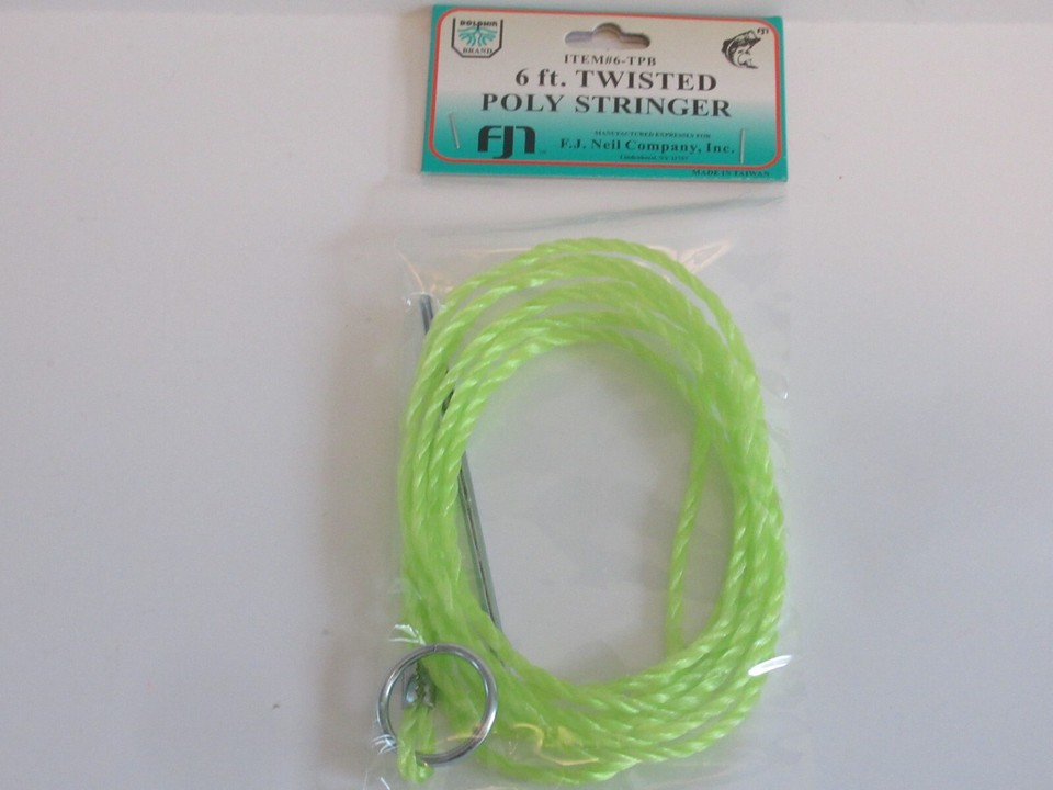 Heavy Duty Poly Cord Rope Twisted Fish Stringer Choice Free Shipping Save $$$ | eBay