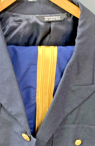 Vintage US Army Dress Blue Uniform Jacket and Pants-38R, Davis Clothing ...