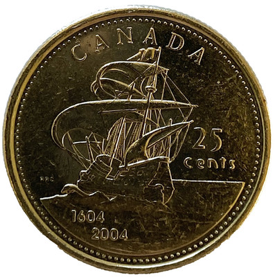 2004P CANADA TWENTY FIVE 25 CENTS ST. CROIX QUARTER CIRCULATED COIN | eBay