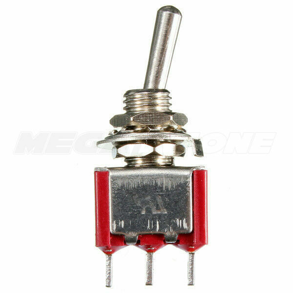 SPDT Momentary Mini Toggle Switch ON-OFF-(ON) Solder Lug... USA SELLER ...