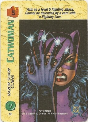 Marvel OVERPOWER DC Catwoman Razor Sharp Claws special | eBay