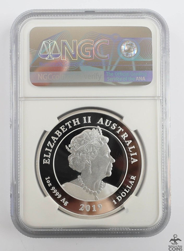 2019 Australia DRAGON & TIGER .999 Silver 1oz Coin NGC PF70 Ultra Cameo ...