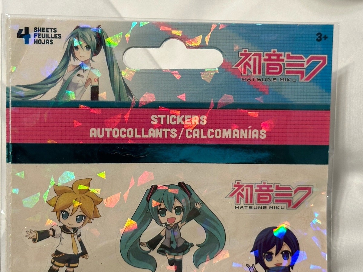 Miku Plush Hatsune Miku Sticker Pack Bundle ~ 240 Hatsune Miku Stickers ...