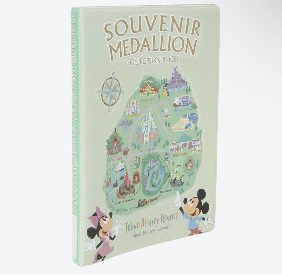Disney Coin Collection Book Disneyland Resort Pressed Coin Collection
