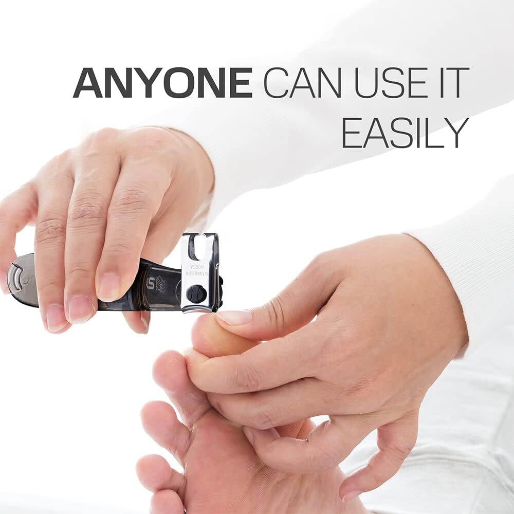 Easy Nail Clippers Toenail STEINDER Convenient Grip 360 for Senior for ...