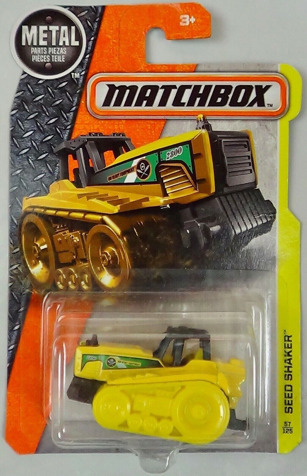 Matchbox Seed Shaker MBX Construction, #57/125, Mattel 2016, New/Sealed ...