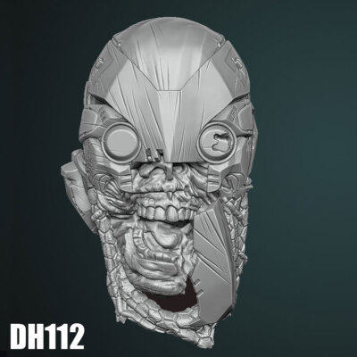 Cobra Mercenary Wraith Zombie custom head for 4" 6" 7" 12" GI Joe ...